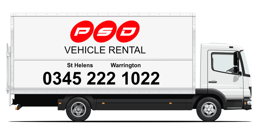 7.5 Tonne Van Hire / 7.5 Tonne Lorry Hire - PSD Vehicle Rental